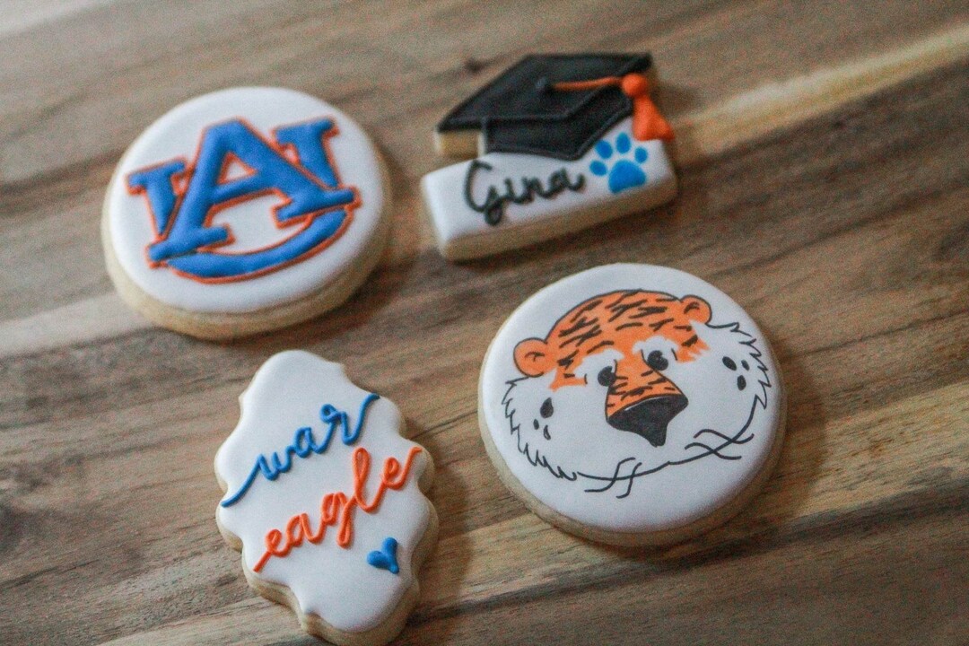 Auburn Graduation Cookies - Etsy
