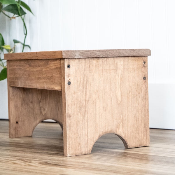 Small Wooden Single Step Stool - Etsy