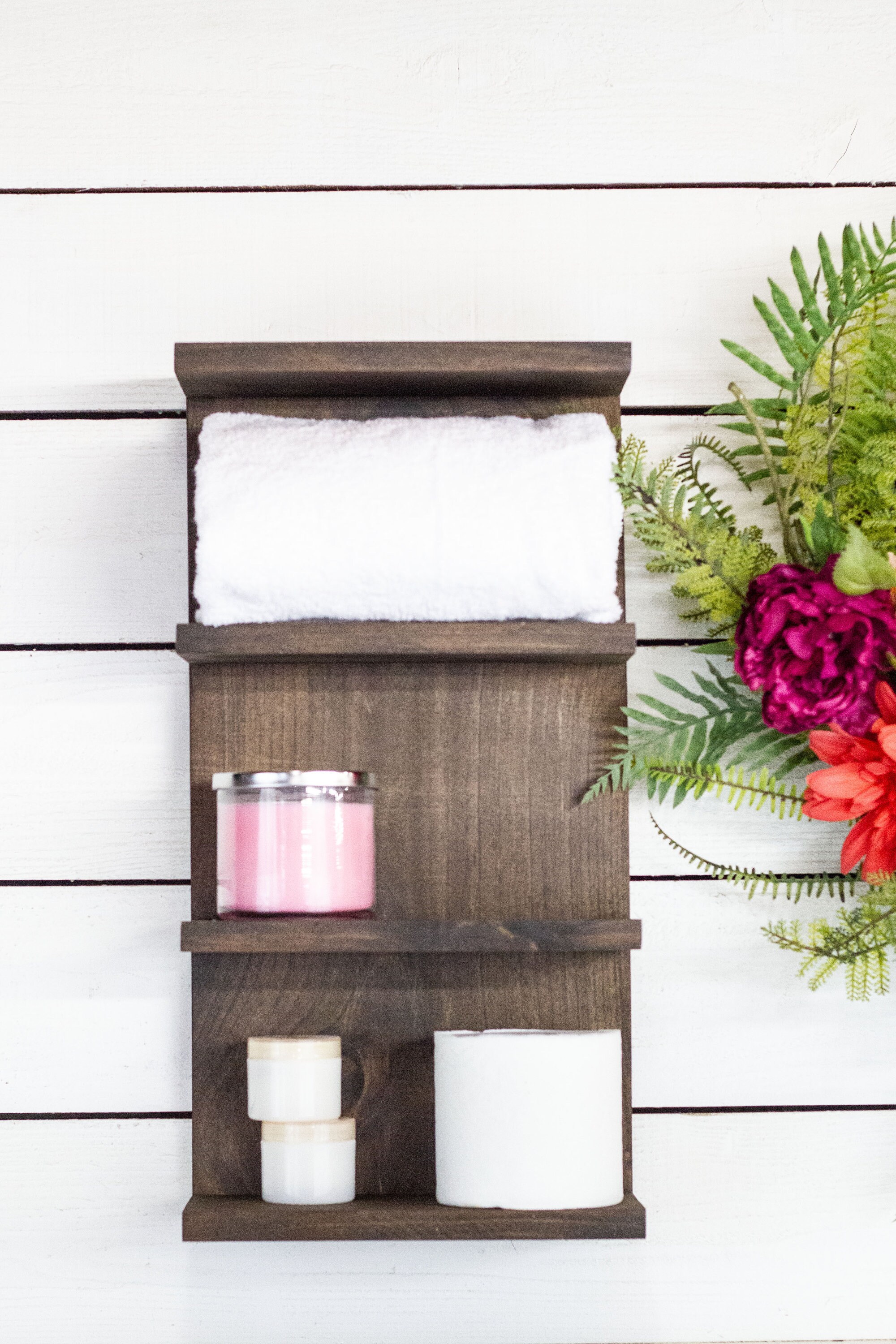 Towel Rack, Wall Mounted Farmhouse Country Rustic Storage - Etsy