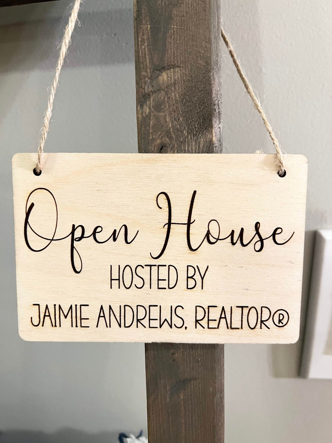 Open House Sign - Doorbell Sign/door Knob/interior Decor of Open House ...