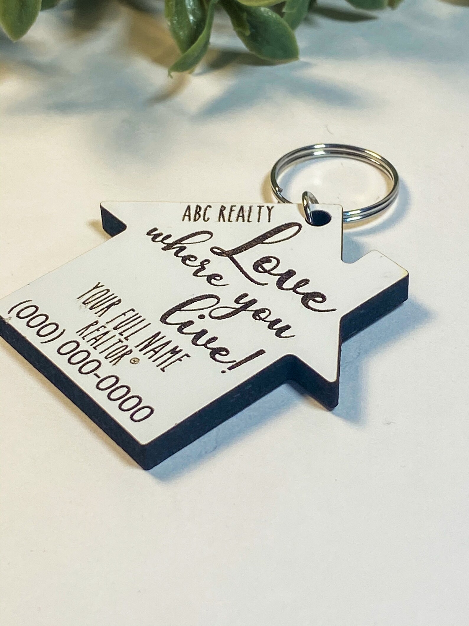 Realtor/real Estate Agent Personalized Keychain Closing | Etsy