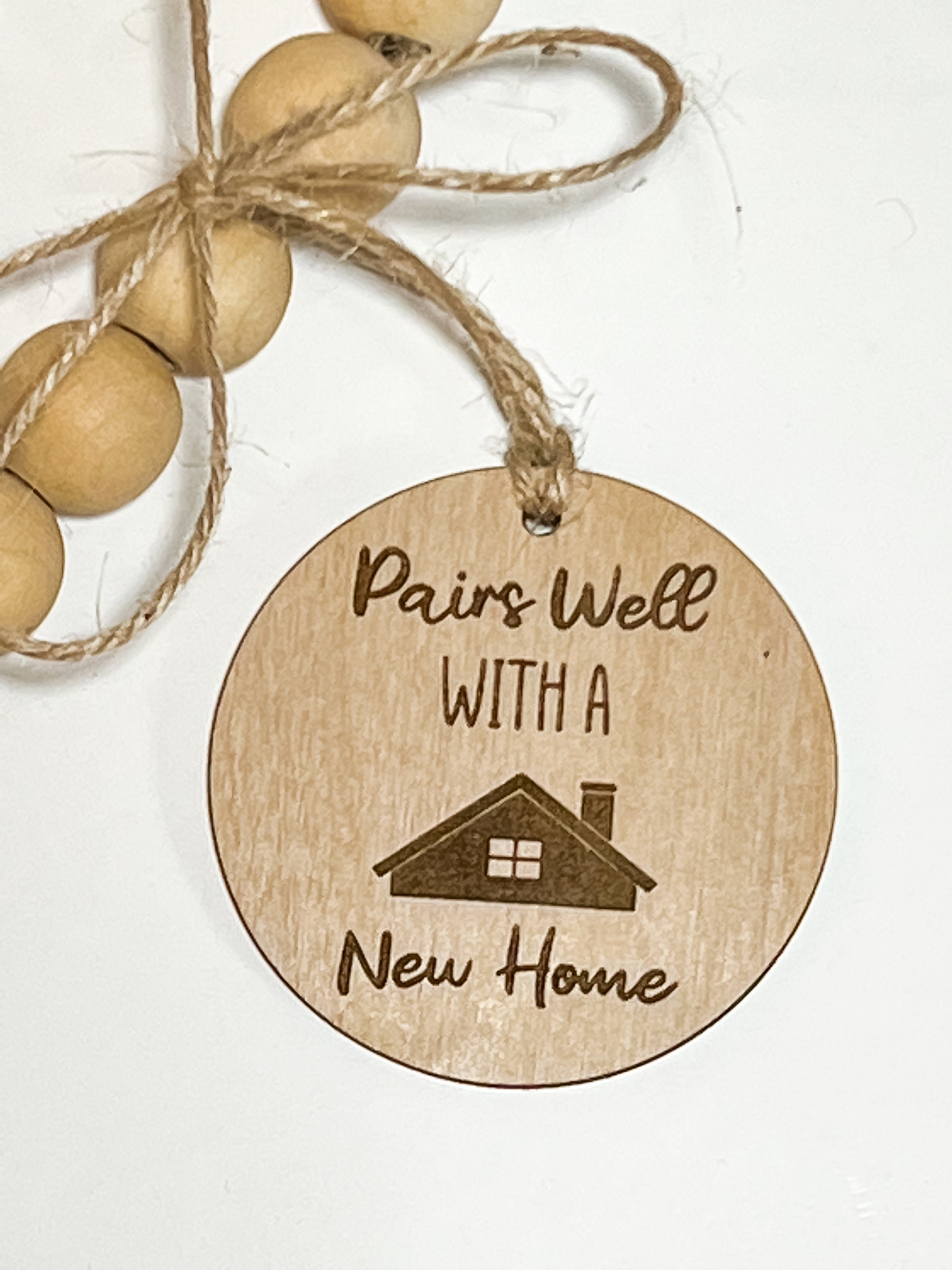 Wine Tag New Homeowner / Congrats on New Home/ Pairs Well With - Etsy