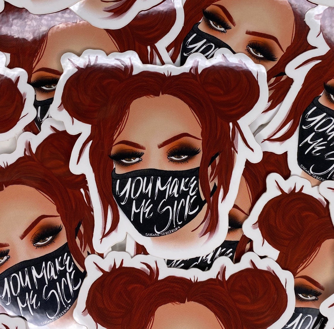 You Make Me Sick Sticker | Etsy
