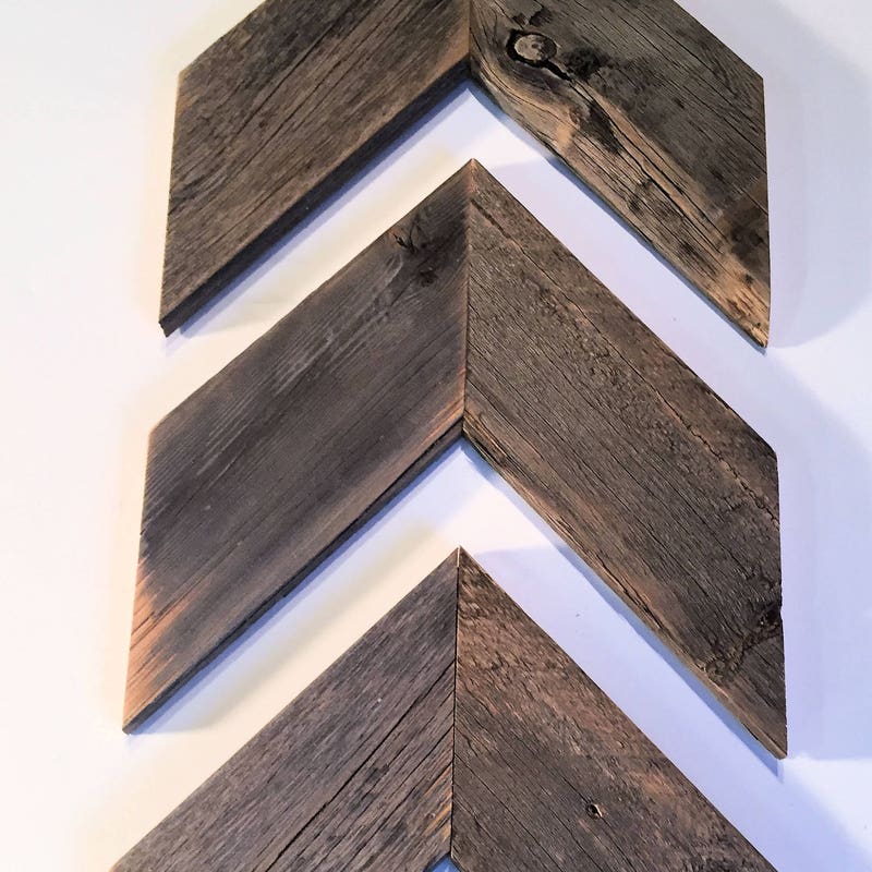 Chevron Wall Decor - Etsy