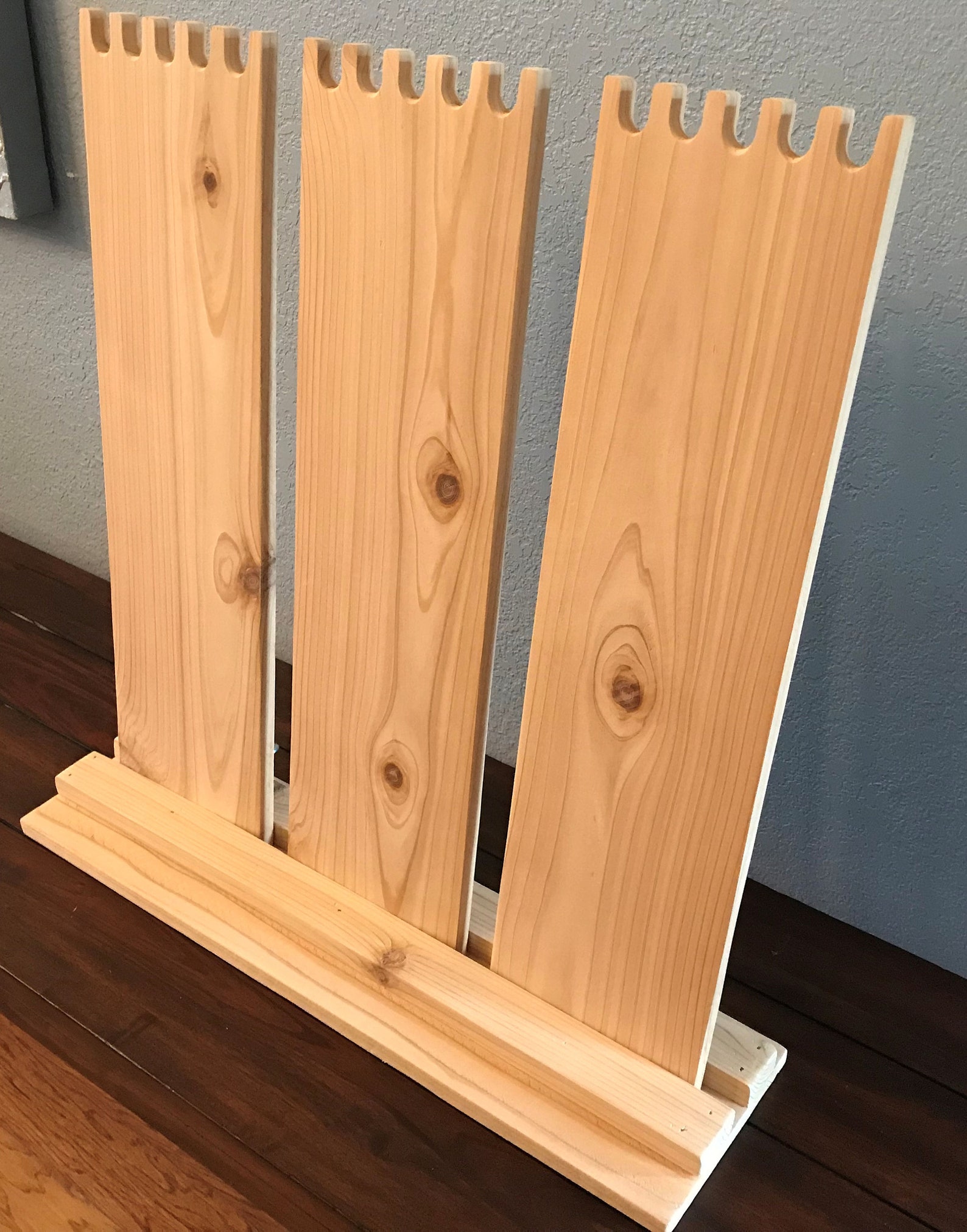 Multi-necklace Display in Raw Cedar With 3 Easels | Etsy