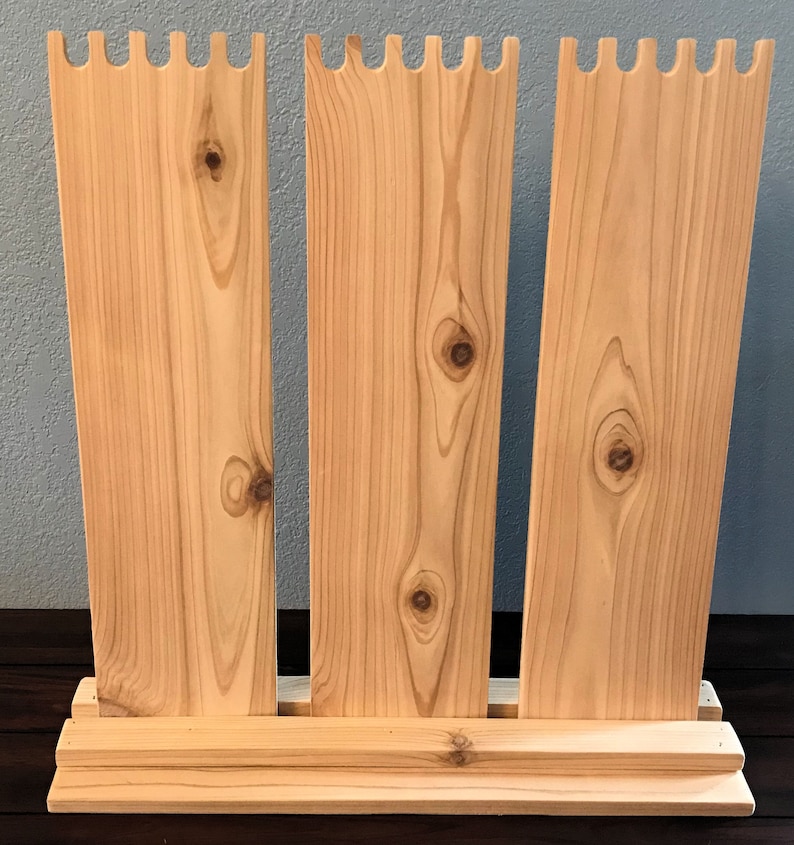 Multi-Necklace Display in Weathered Wood with 3 Easels | Etsy