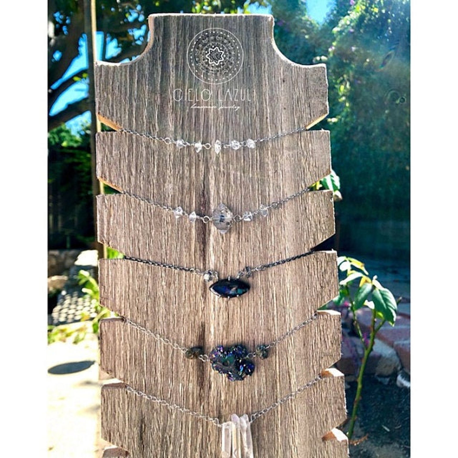 Choker Necklace Stand in Your Choice of Finish - Jewelry Display ...