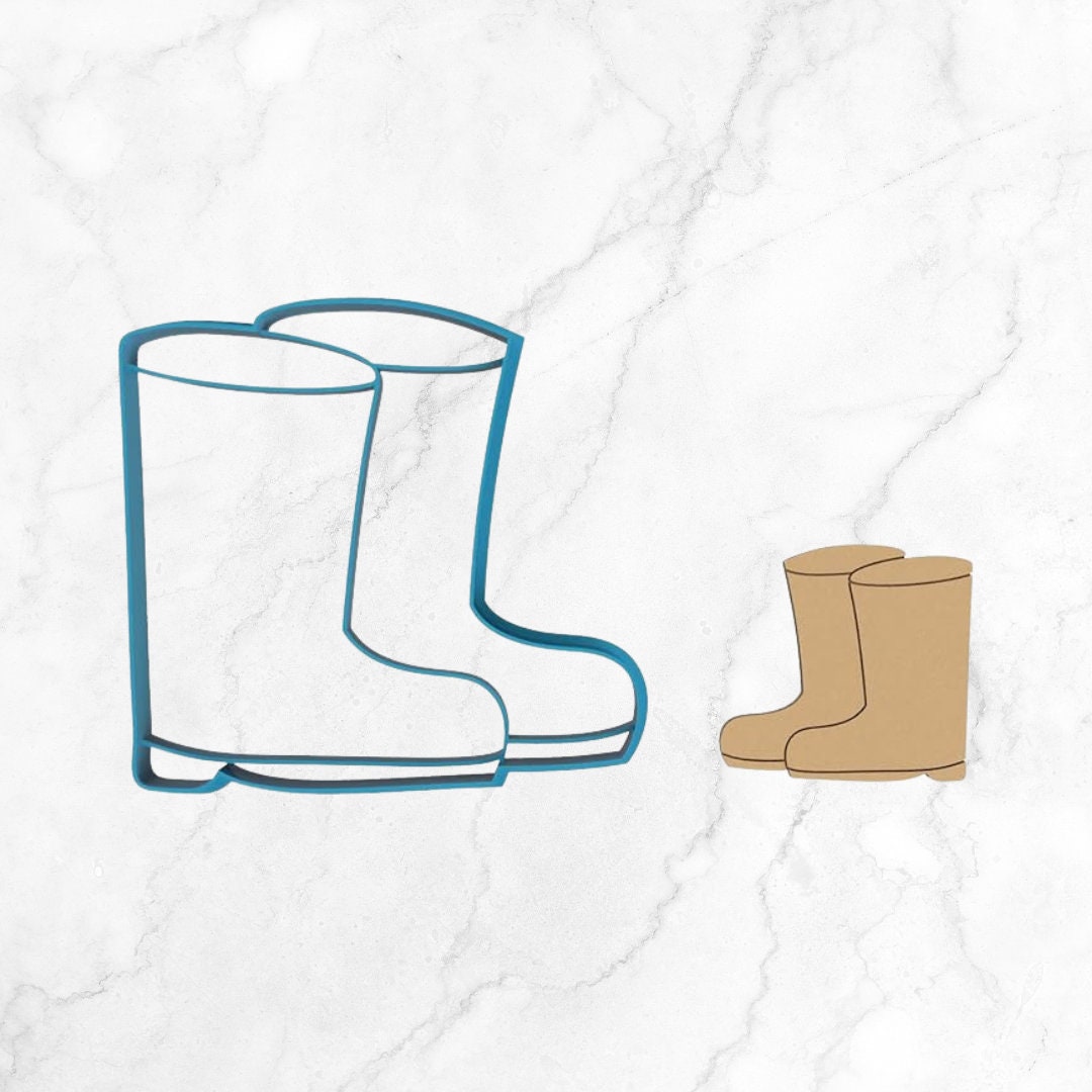 Rain Boots Cookie Cutter Rainy Day Cookie Fun / Sugar Cookie - Etsy
