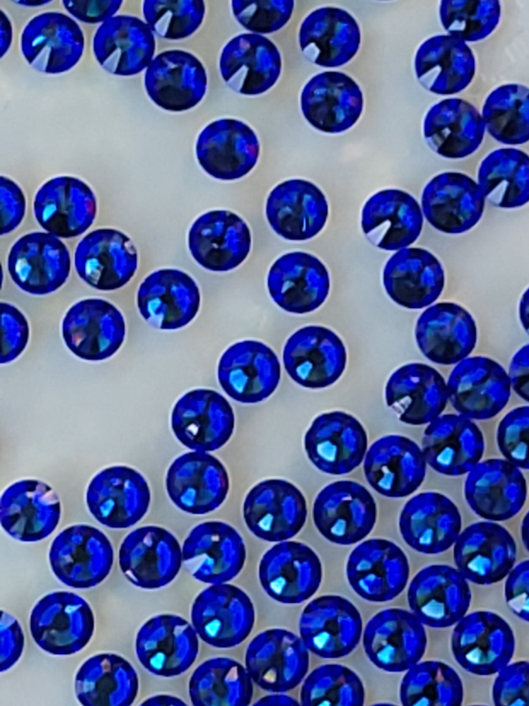 Blue Carrington Crystal Glass Flat Back 20SS Sapphire #113 Gross 144 ...