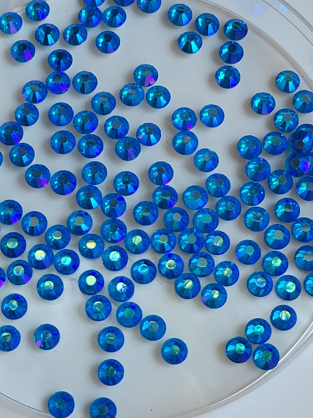 Peacock Blue AB Carrington Crystal Glass Flat Back 20SS #P74 Gross 144 ...
