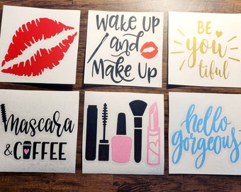 Makeup Car Decal - Etsy