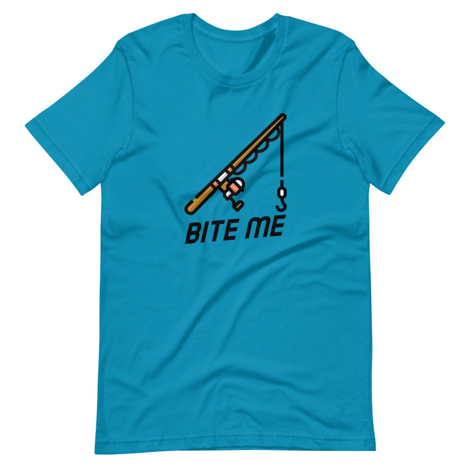 Bite Me Fishing Short-sleeve Unisex T-shirt - Etsy