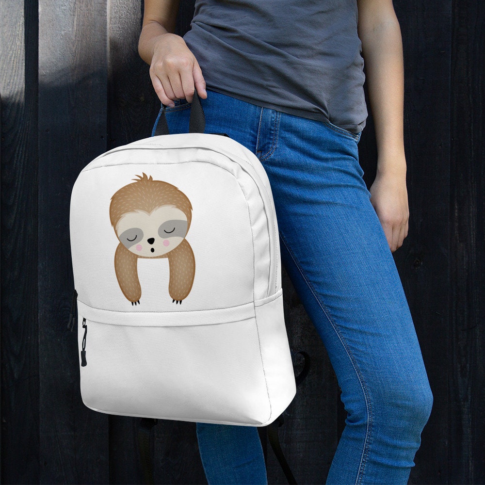 Sleeping Sloth Backpack - Etsy