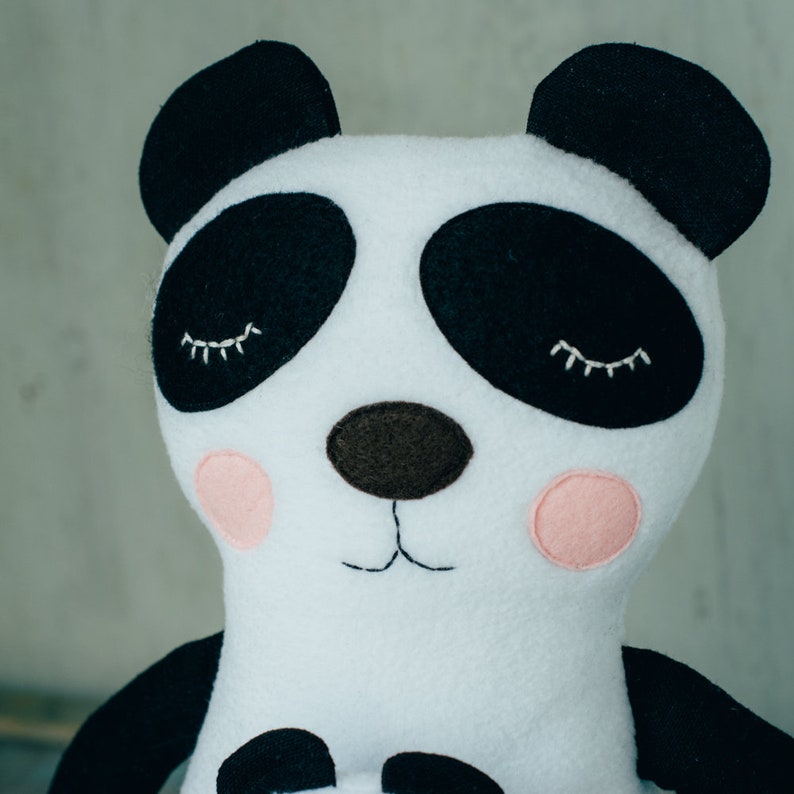 Panda sewing pattern PDF Animal toys tutorial Stuffed Toy | Etsy