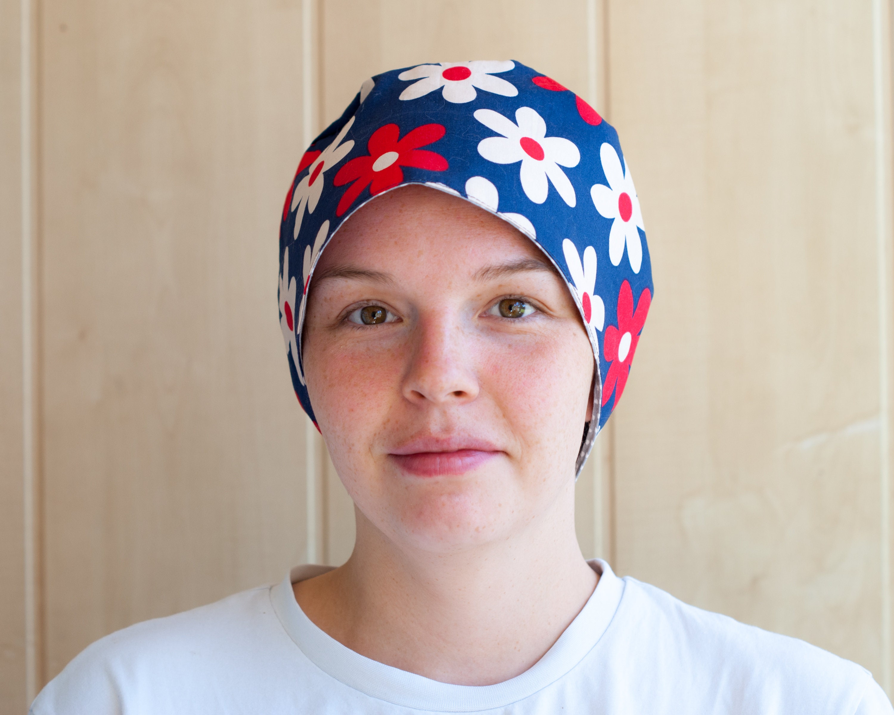 Scrub Hat Sewing Pattern Pdf Reversible Scrub Cap Surgical Hat Etsy