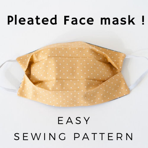 Face Mask Sewing Pattern Fabric 3d Mask Pattern Tutorial Mask | Etsy
