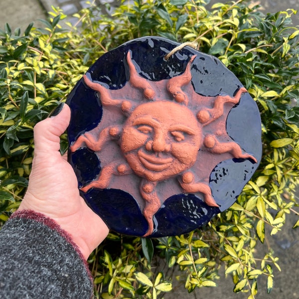 Ceramic Sun Face - Etsy