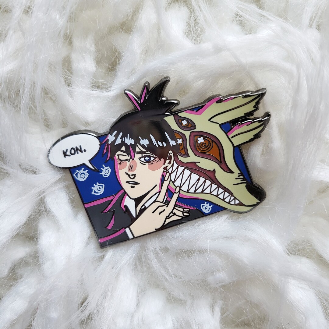 CSM Boy and Wolf Devil Enamel Pin - Etsy