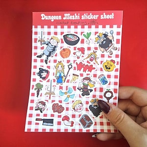 Dungeon Meshi Sticker Sheet - Etsy