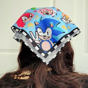 Sonic the Hedgehog Bandana - Etsy