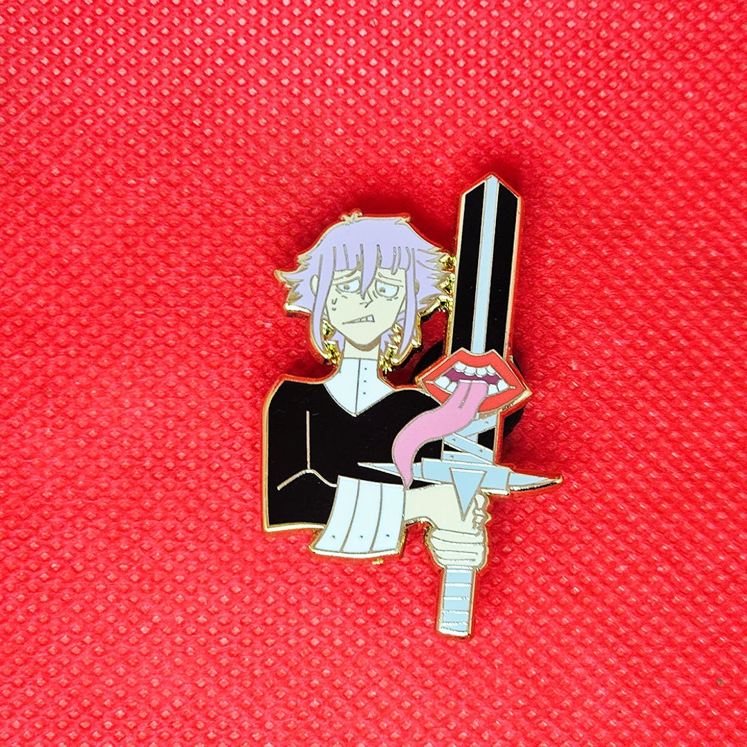 Black Blood User Enamel Pin - Etsy