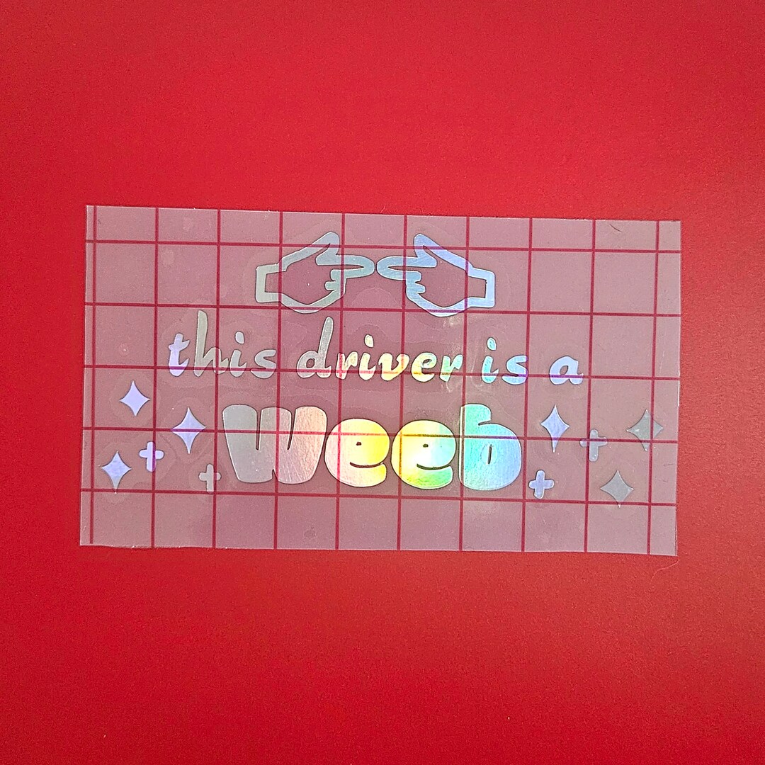 Weeb Vinyl Decal - Etsy