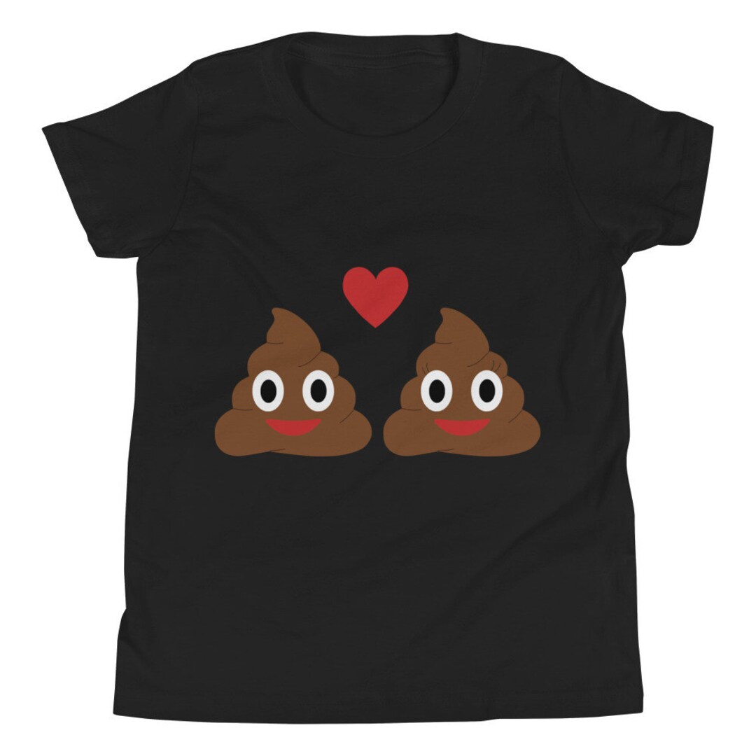 Poop Emoji T-shirt, Funny Gift, Emoji Birthday Gift - Etsy