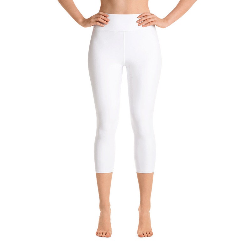 White Yoga Leggings, Active Wear, Running Tights - Etsy