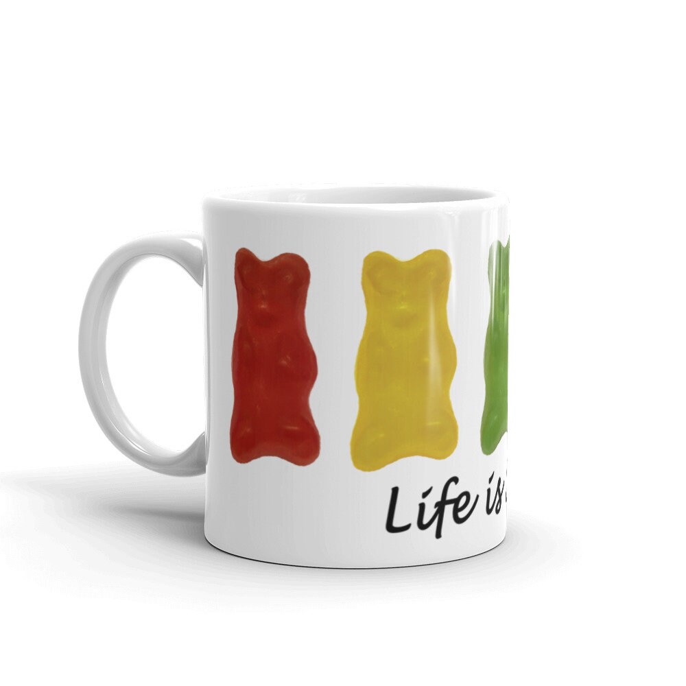 Gummy Bear Coffee Mugs, Funny Mug, Candy Mug, Bear Mug, Humor, Gummy ...