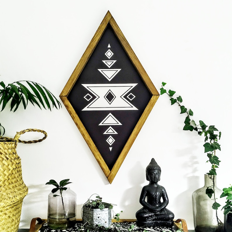 Aztec Wood Wall ART Aztec Wood Sign Wood Wall Art Wall | Etsy