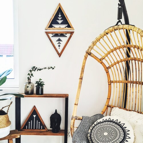 Aztec Wood Wall Decor - Etsy