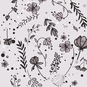 Sleek Floral Design Print Minimalist Decor With Artisan Wood Frame - Etsy