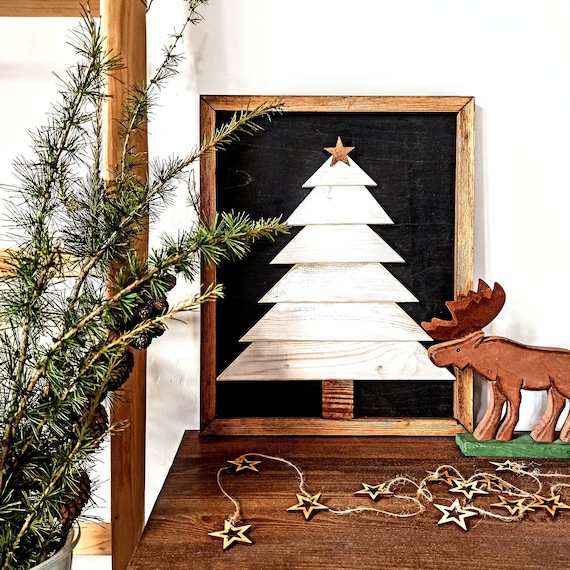 Handmade Wooden Christmas Trees SCANDI Style Christmas Decor - Etsy