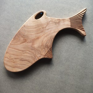 Fish Shapes Chopping Board Serving Board Oak Wood - Etsy
