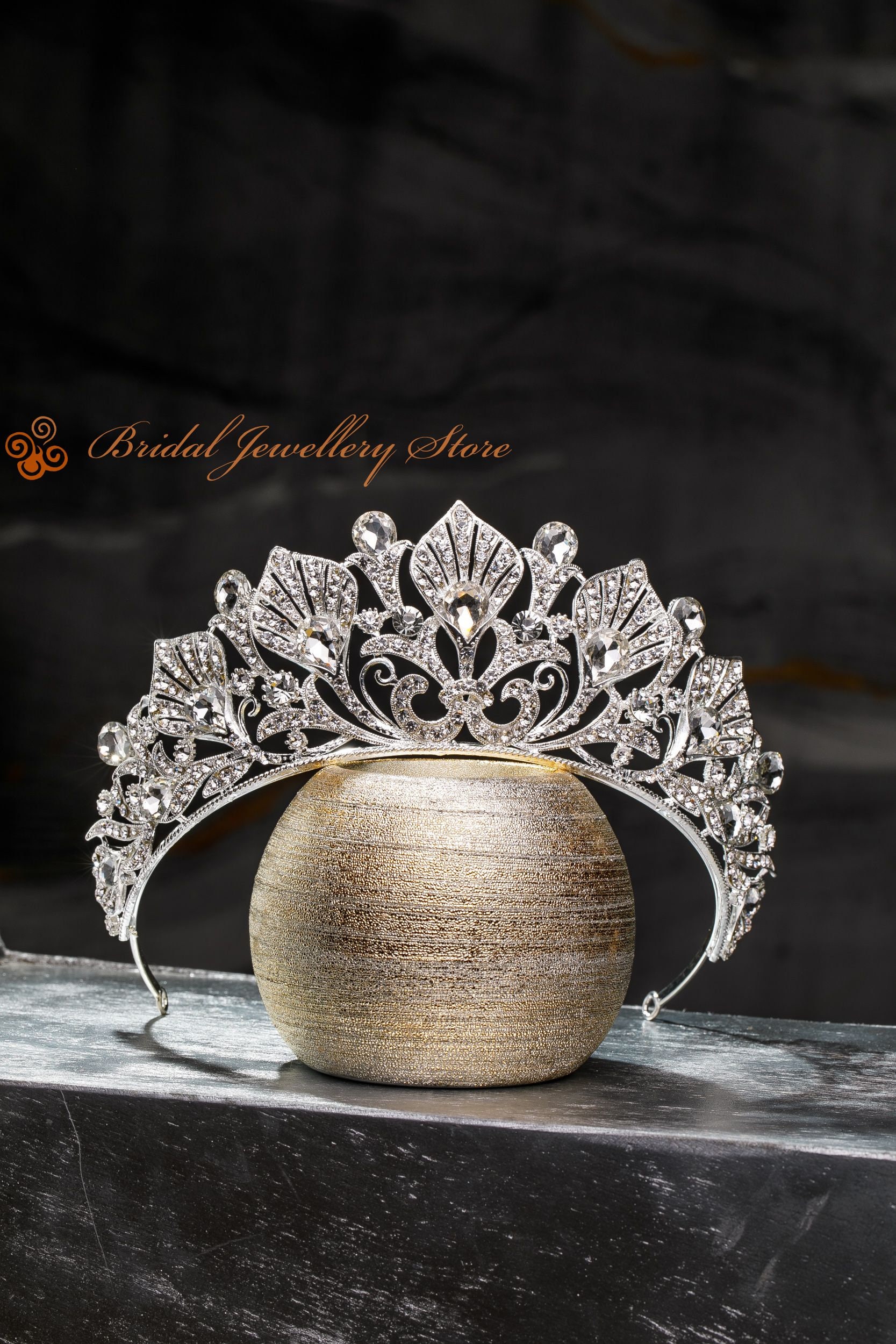 Bridal Tiara Silver Tiara Crystal Bridal Crown Wedding - Etsy