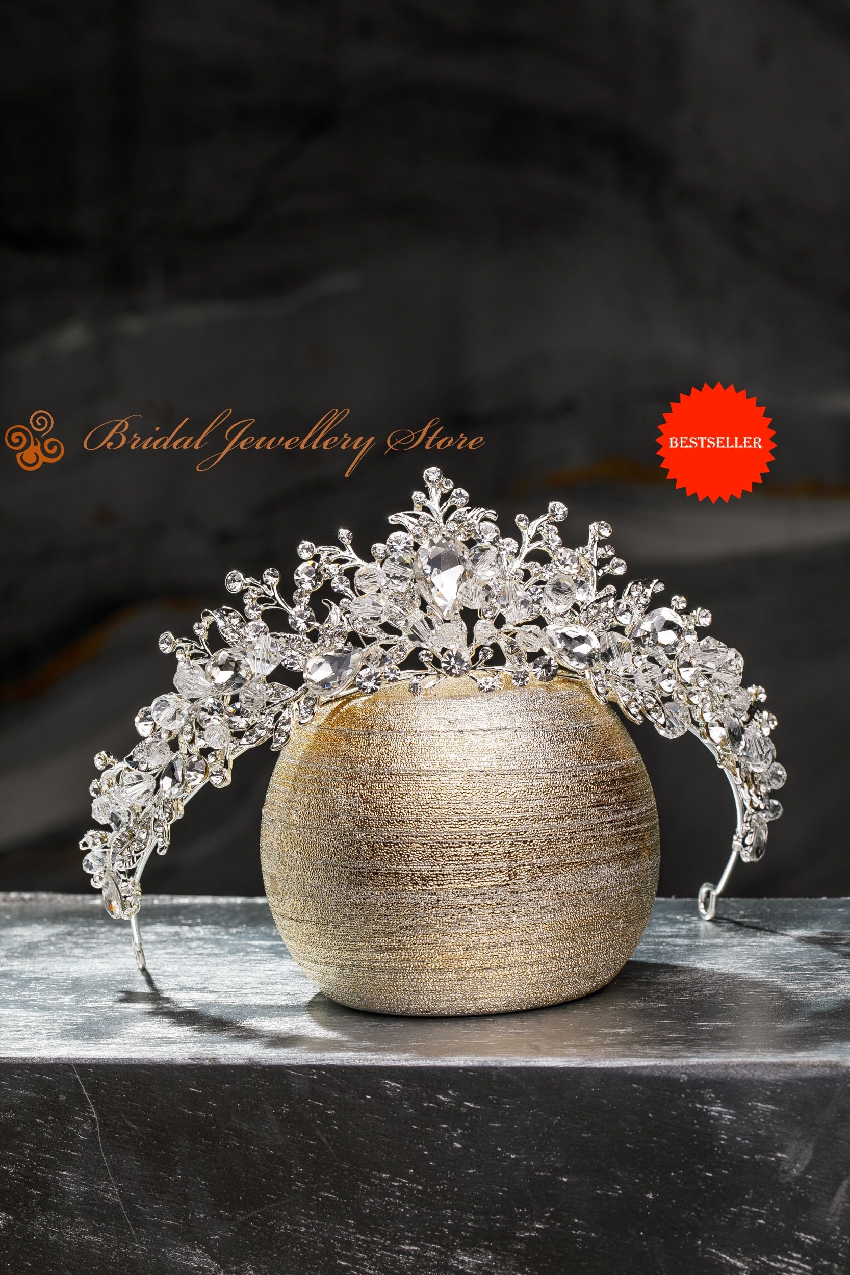 Bridal Tiara Silver Tiara Crystal Bridal Crown Wedding - Etsy Canada