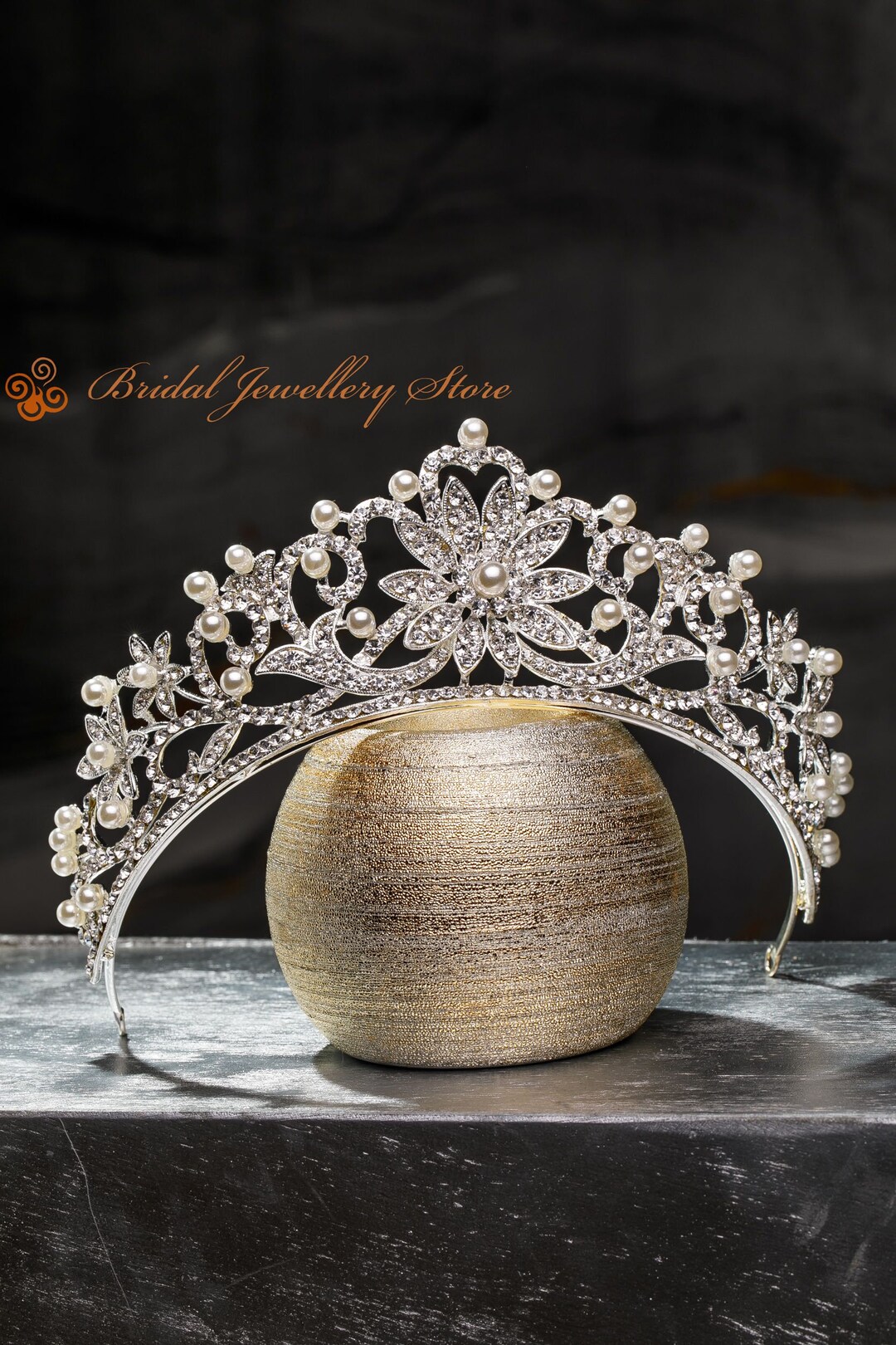 Bridal Tiara,pearl Tiara,pearl Bridal Crown,pearl Wedding Tiara,pearl ...