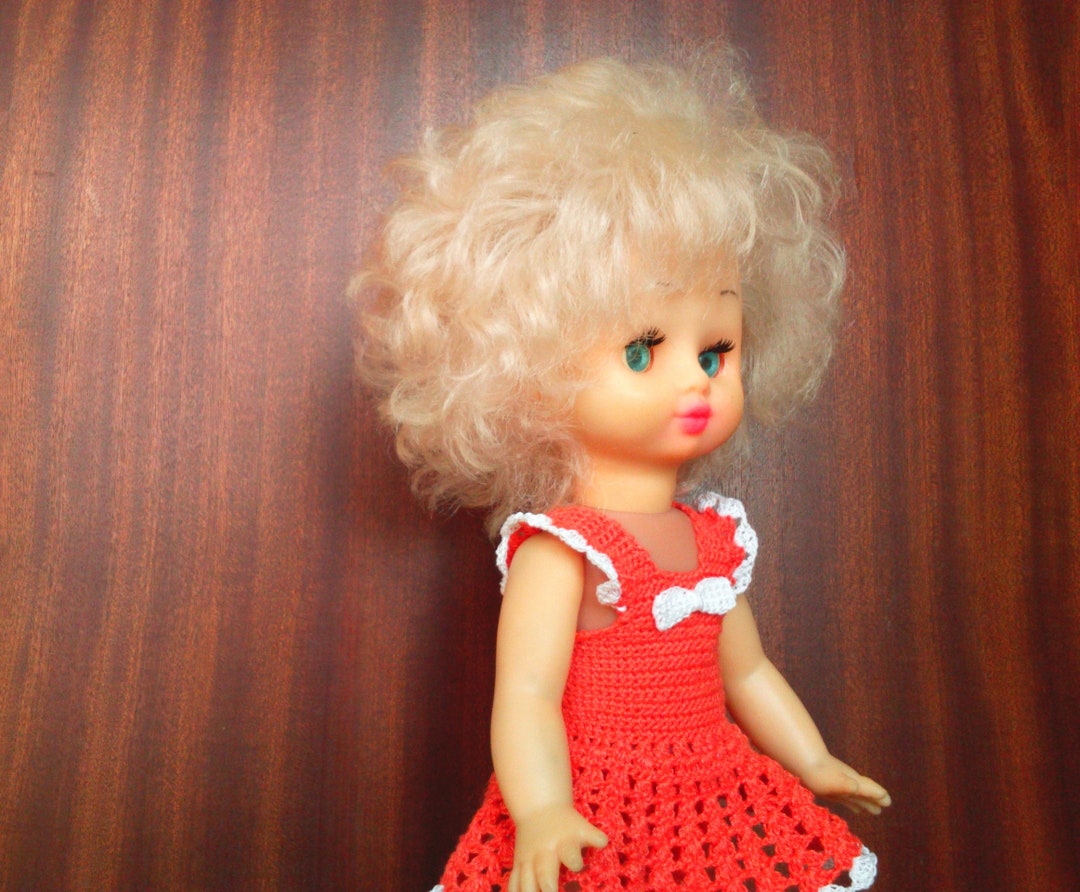 Vintage Doll. Collectible Doll. Vintage Soviet Doll. Plastic Doll 13 ...