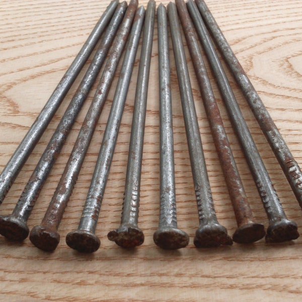 Long Old Iron Nails - Etsy