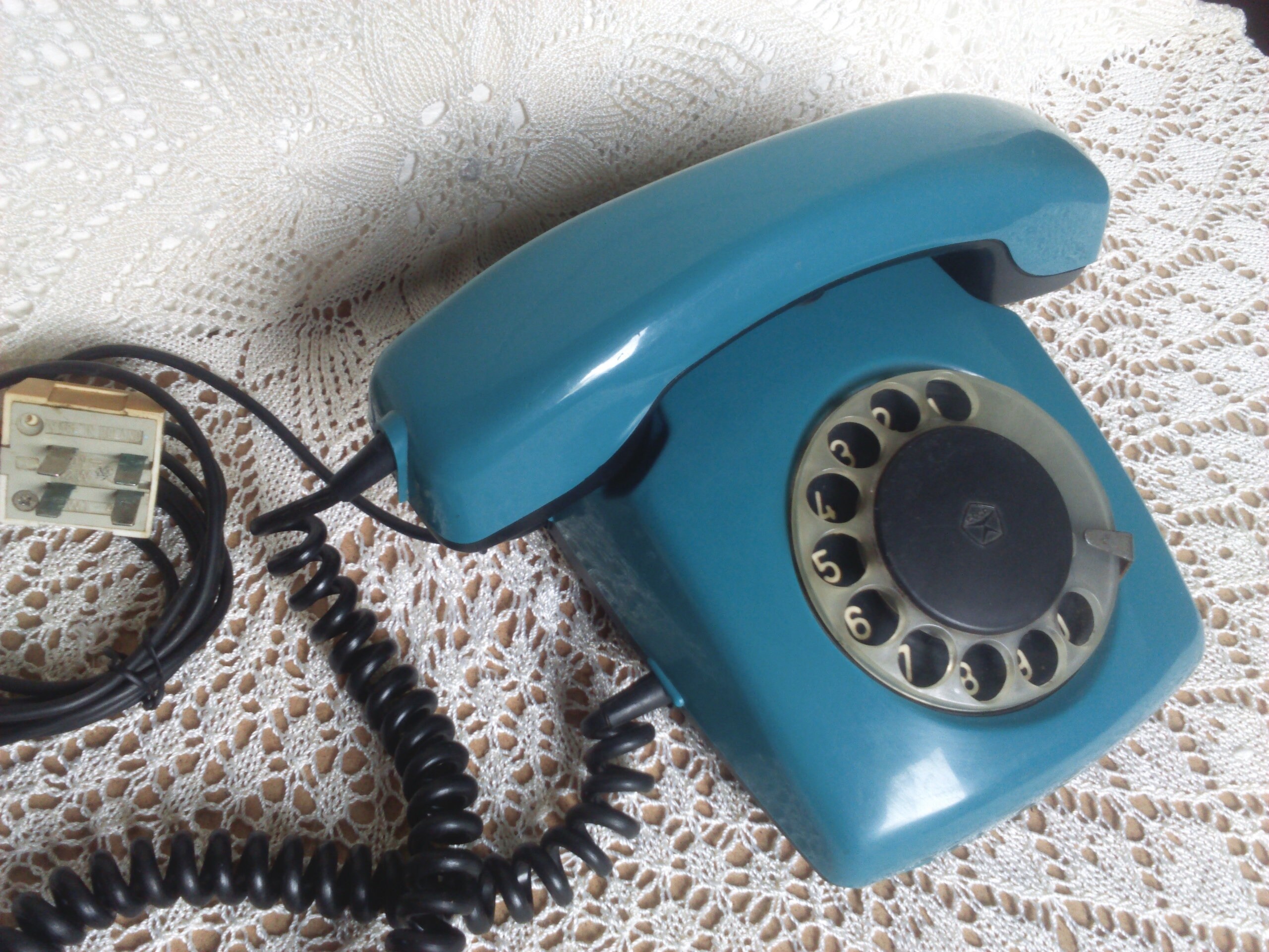 Rare Turquoise Starlite Rotary telephone - munimoro.gob.pe