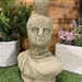 Stone Garden Roman Centurion Man Bust Statue Soldier Ornament - Etsy