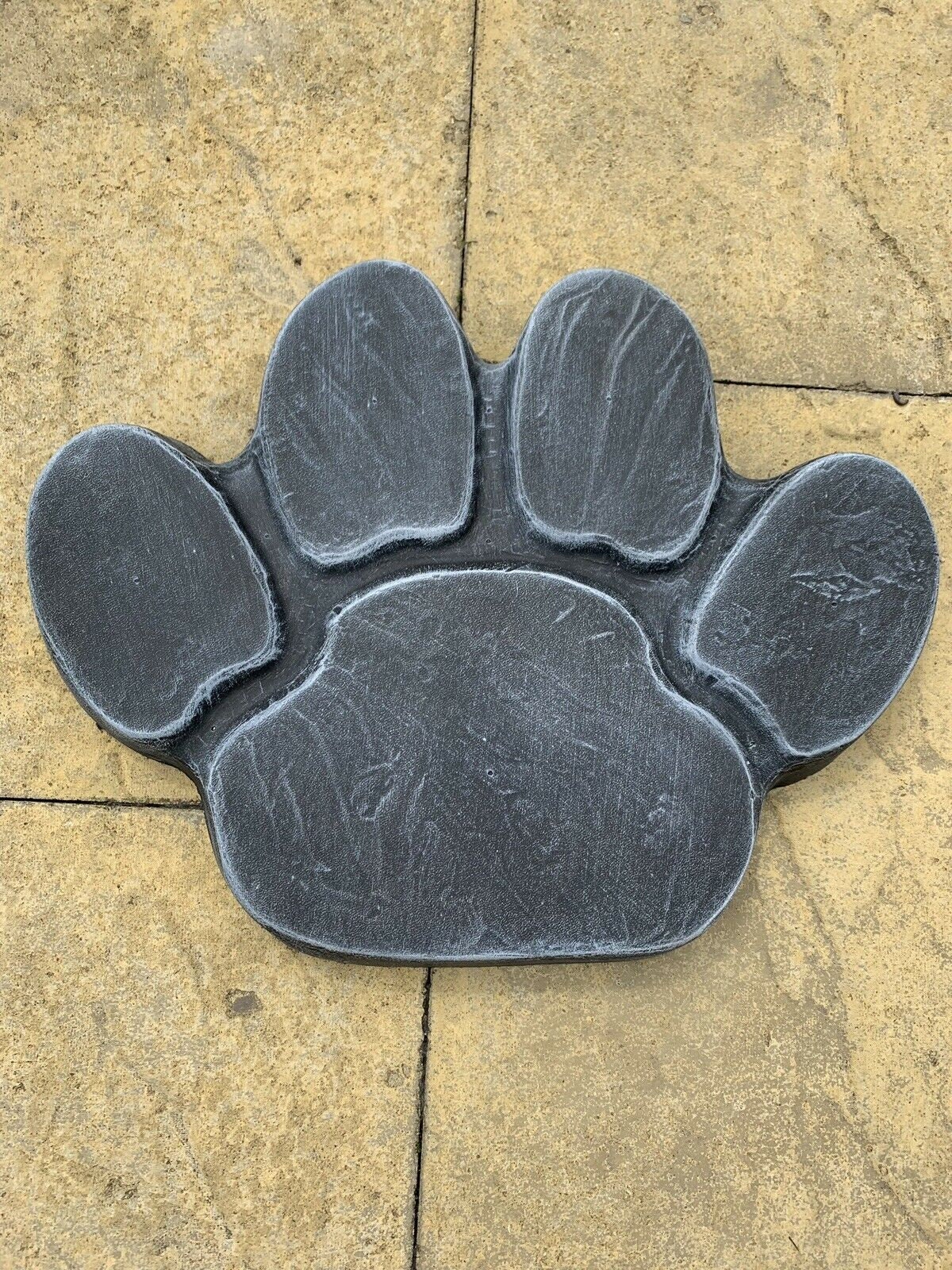 Stone Garden Large Paw Print Stepping Stone Memorial Dog Cat | Etsy UK