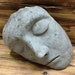 Stone Garden Beautiful Large Half Face Modern Art Statue Concrete ...