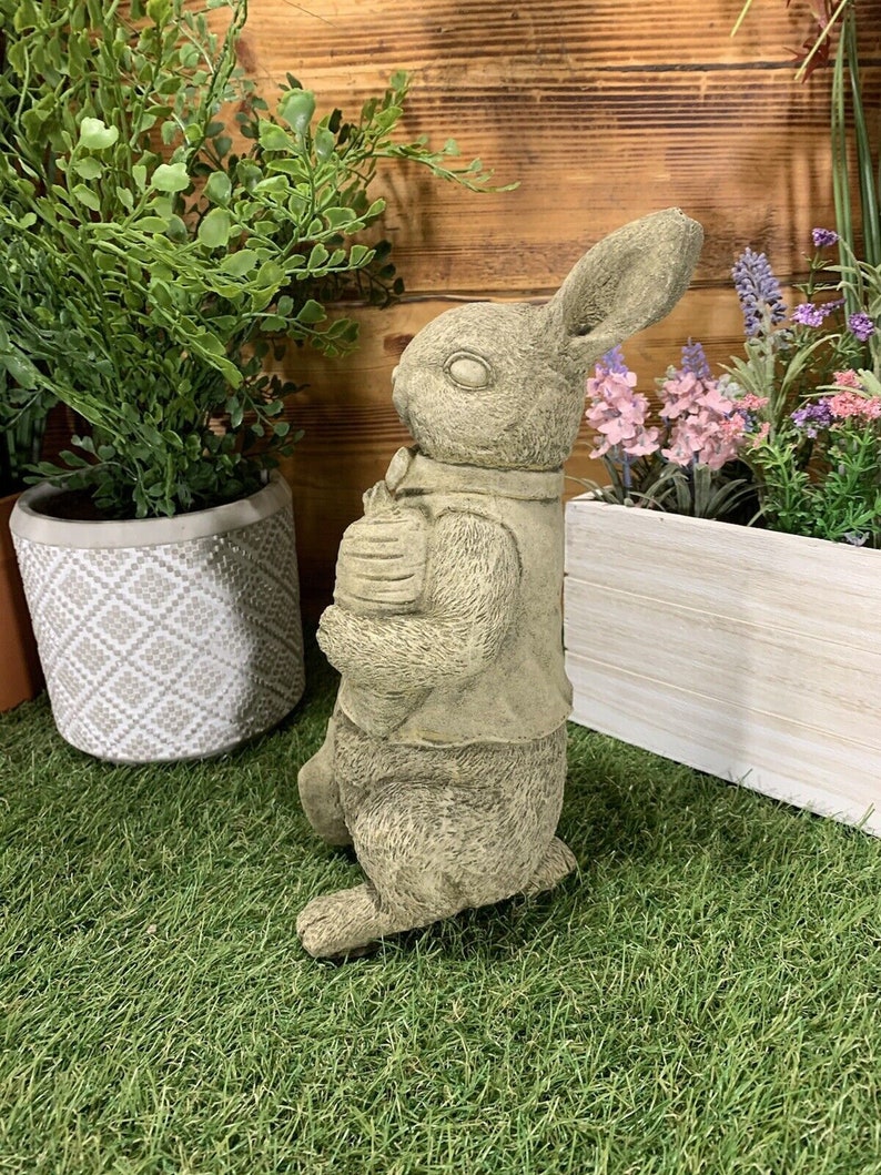 Stone Garden Wind in the Willows 'rabbit With Spade' - Etsy