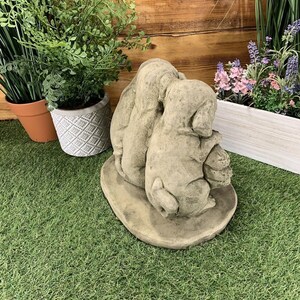 Stone Garden Labrador 3 Cute Puppy Dog Welcome Sign Ornament - Etsy