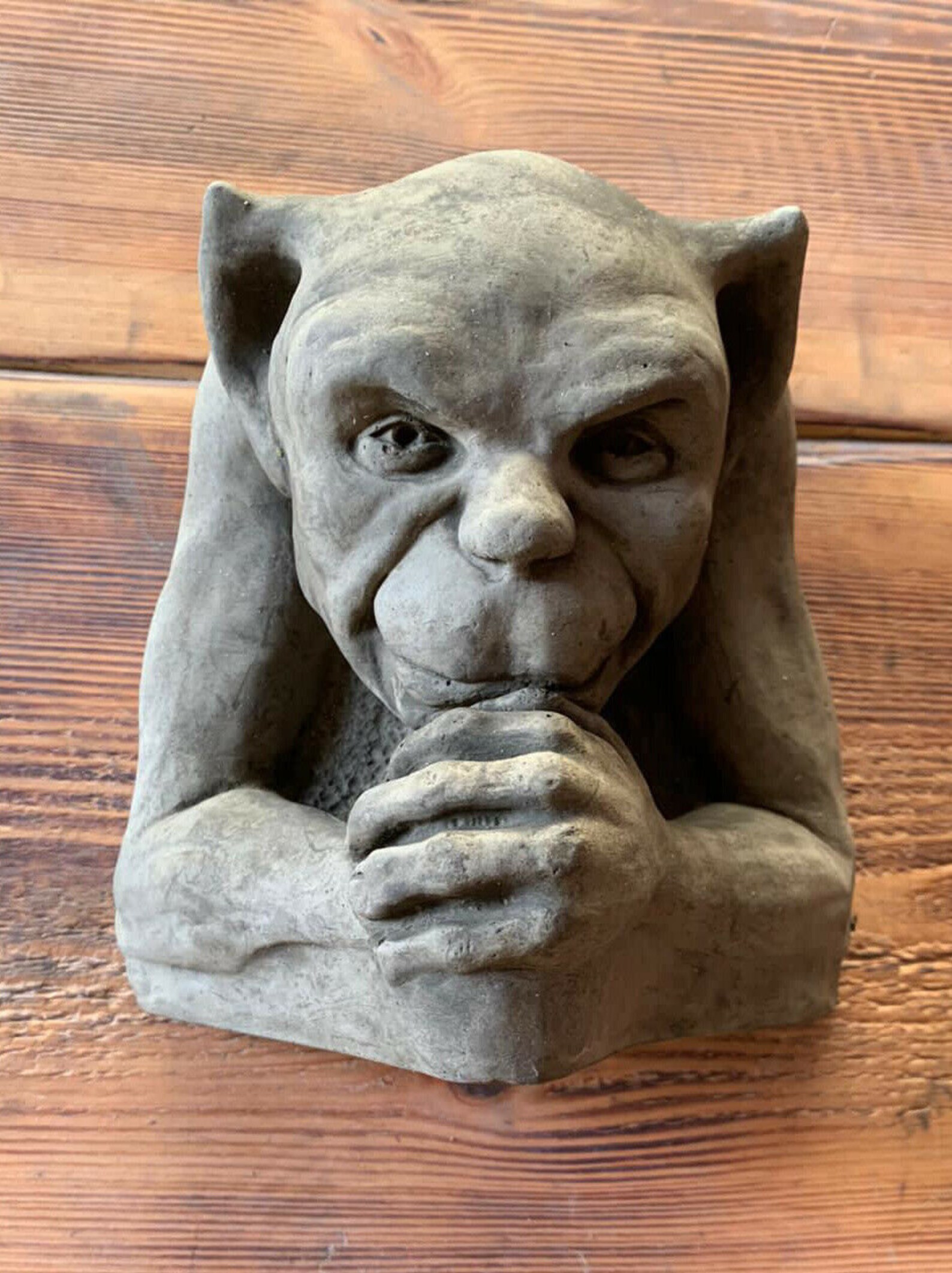 Stone Garden Gargoyle Gremlin Wall Plaque Hanger Ornament - Etsy UK