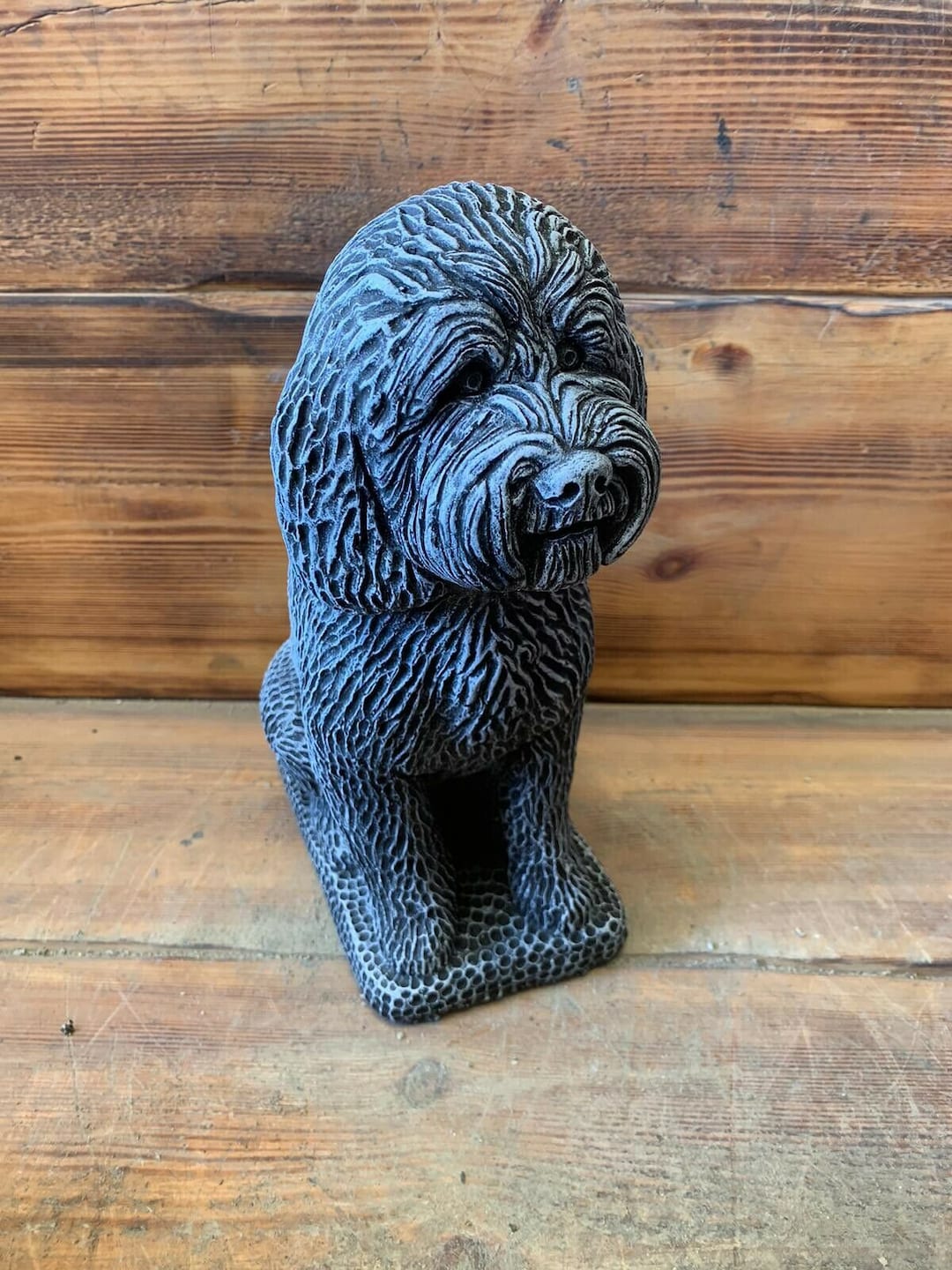 Stone Garden Detailed Cockapoo Poodle Dog Statue Ornament - Etsy