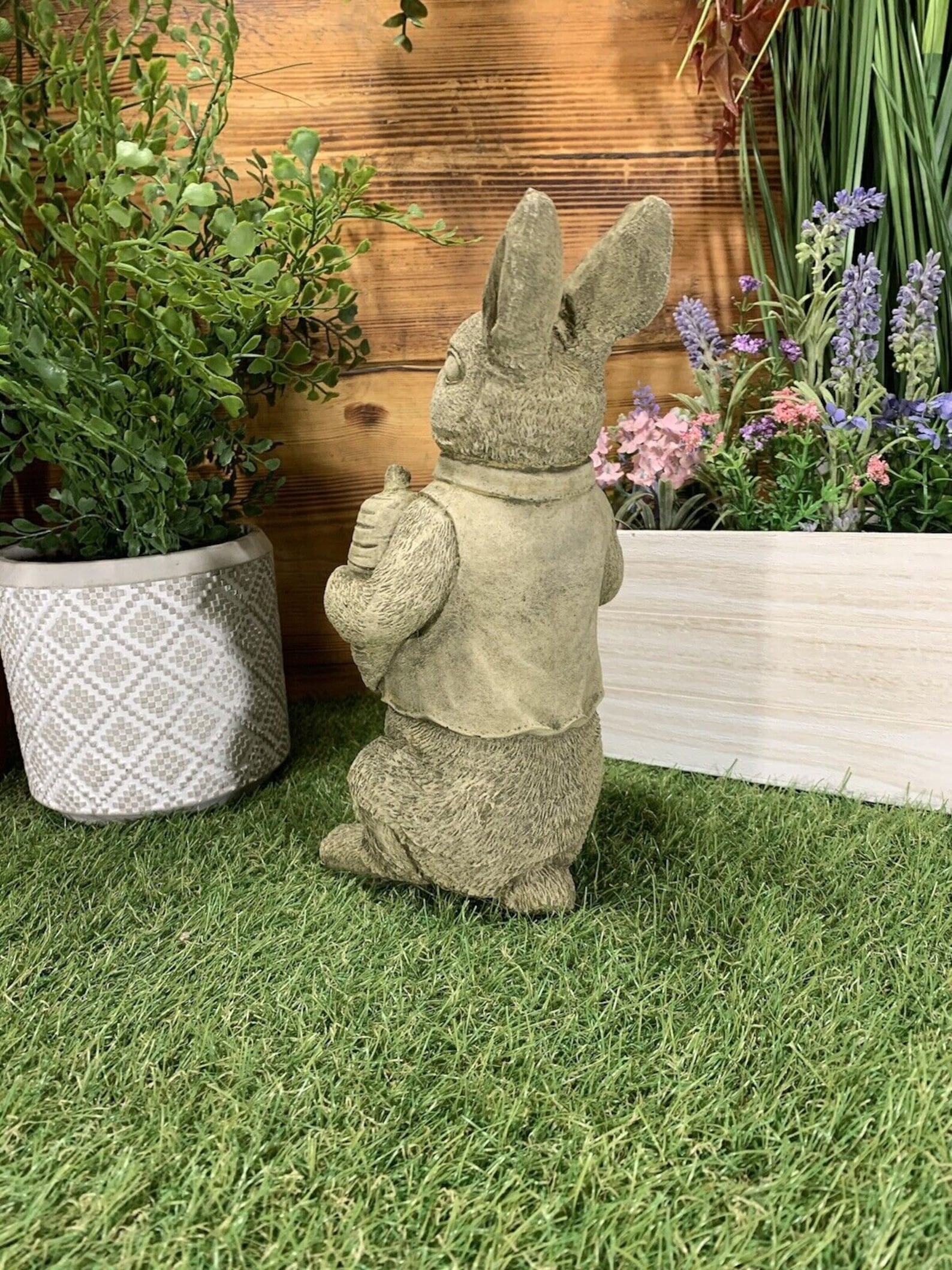 Stone Garden Wind in the Willows 'rabbit With Spade' - Etsy