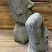 Stone Garden Pair of Moai Easter Island Head Tiki Ornaments Statues - Etsy UK