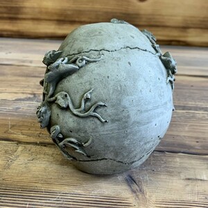 Stone Garden Rose in Mouth Skull Gothic Human Head Ornament Statue - Etsy